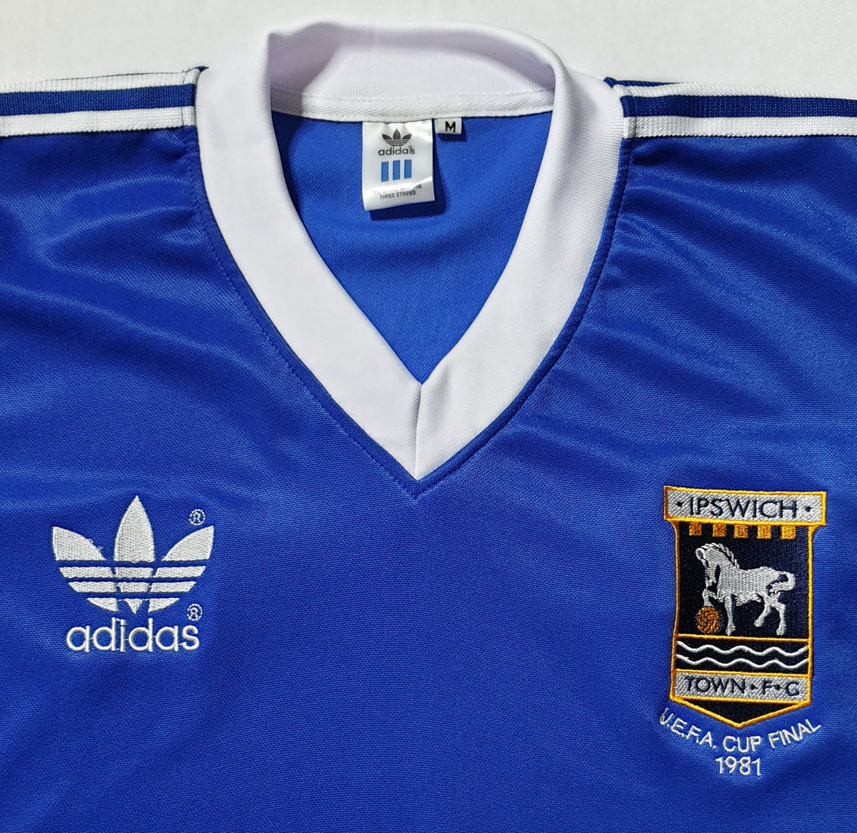 IPSWICH TOWN 1981 U.E.F.A. CUP HOME RARE VINTAGE SOCCER JERSEY RETRO F ...