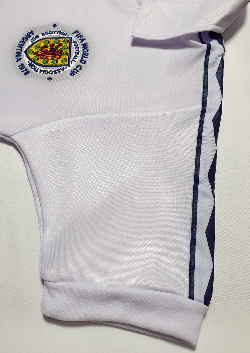 SCOTLAND 1978 WORLD CUP AWAY WHITE RARE VINTAGE JERSEY RETRO FOOTBALL ...