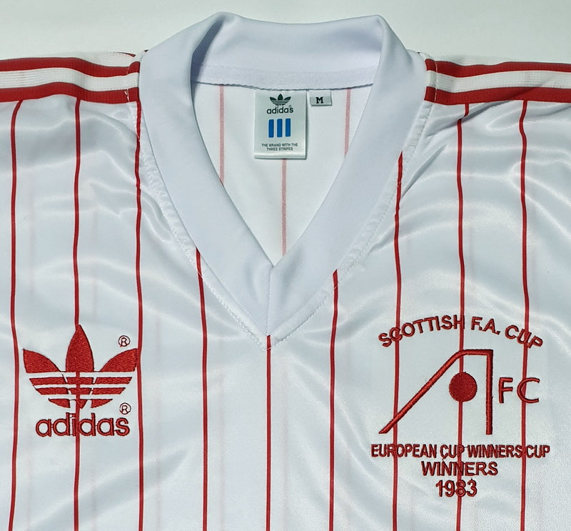 ABERDEEN 1983 EUROPEAN CUP WINNERS CUP AWAY RARE VINTAGE JERSEY RETRO ...