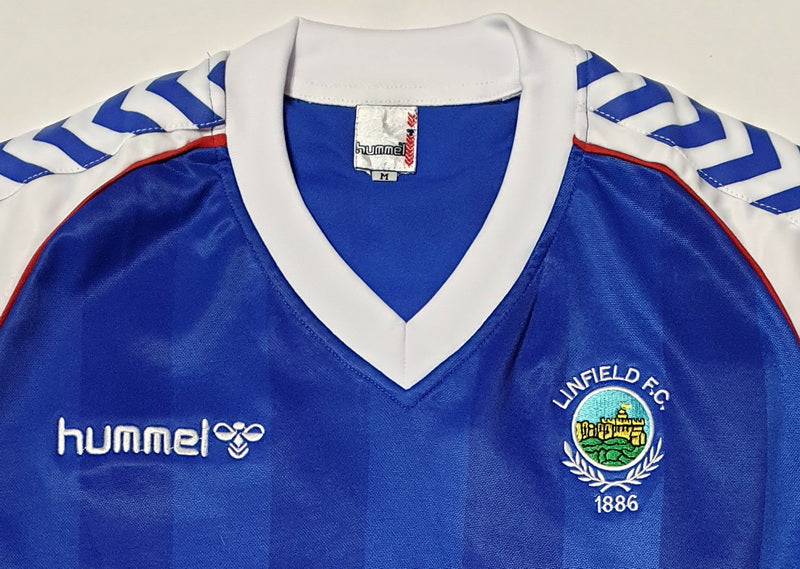 LINFIELD 1986 HOME VINTAGE JERSEY RETRO FOOTBALL SHIRT – CCPP RETRO